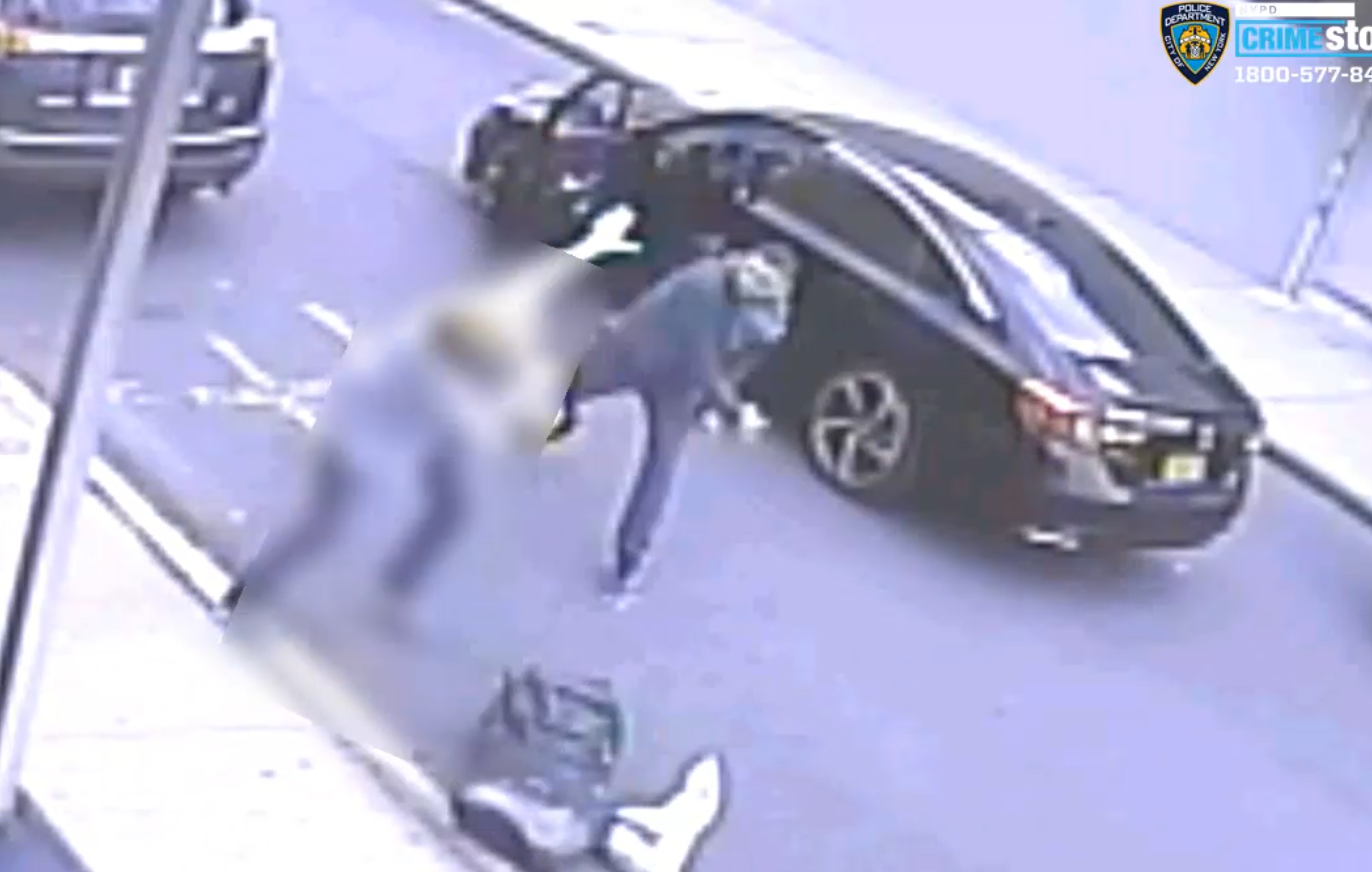 Man Slugs, Shoves 69-Year-Old Woman in Apparent NYC Road Rage Fight ...