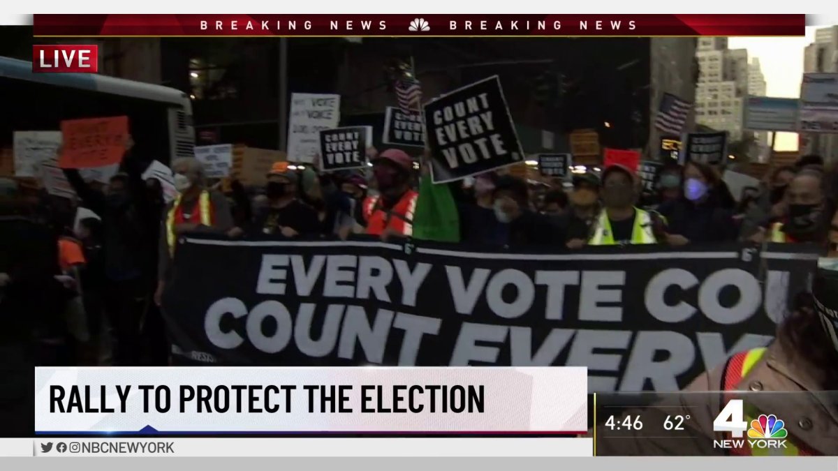 Rally to Protect the Election – NBC New York