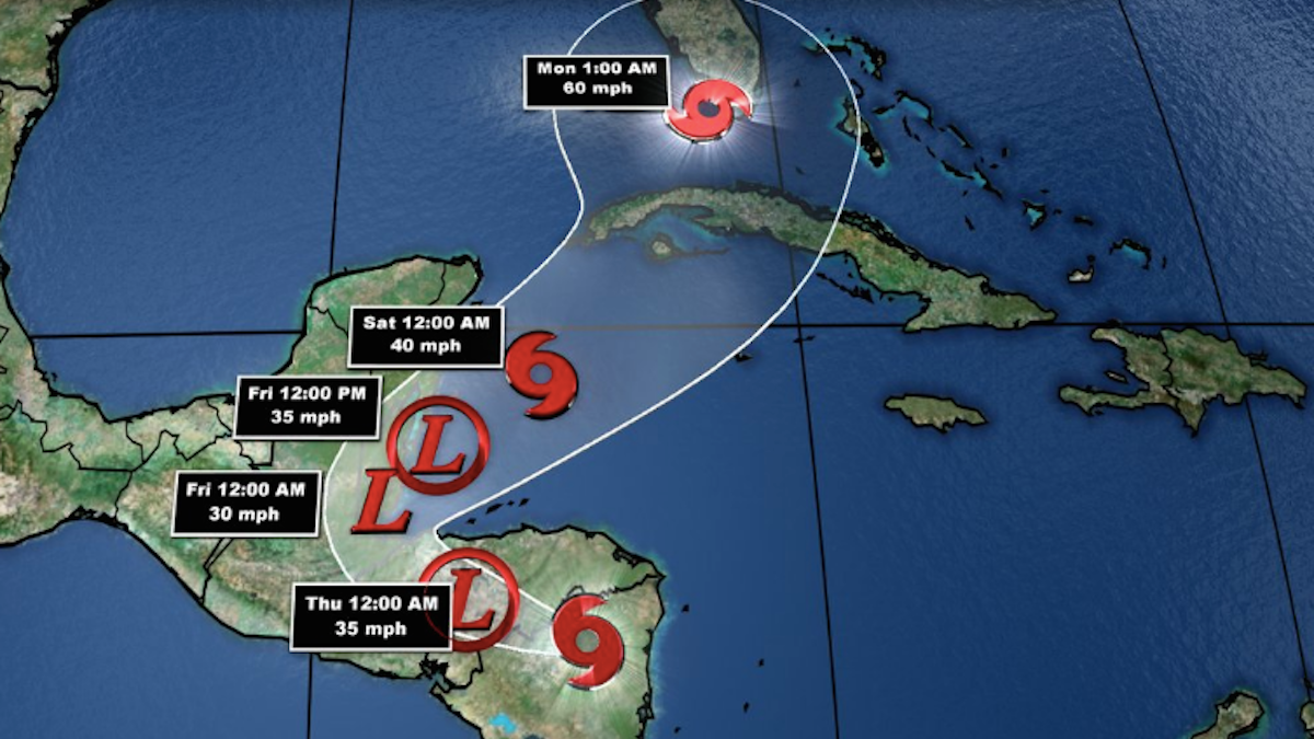 South Florida Remains in Cone of Concern for Eta Ahead of Potential ...