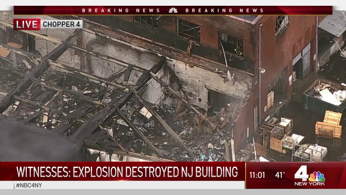 Explosion Destroys Building in Northern New Jersey – NBC New York