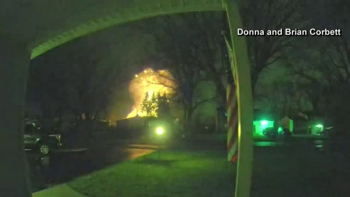 Porch Video Captures Massive House Explosion in Gates, NY – NBC New York