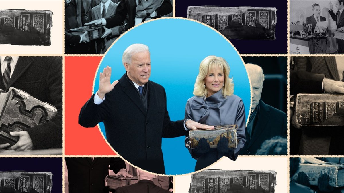 The Story Behind Joe Biden’s Giant Bible – NBC New York