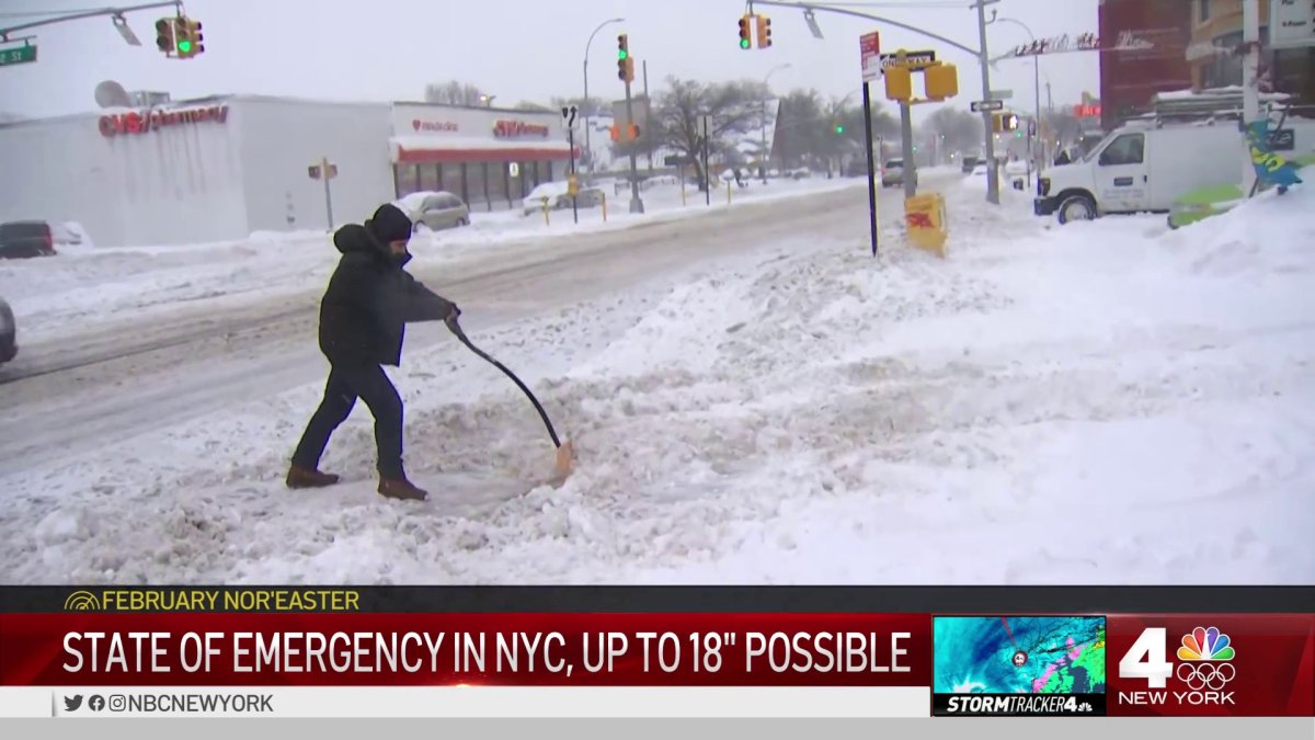 Storm Dumps 2 Feet of Snow After 24 Hours, Still Falling Over Tri-State – NBC New York