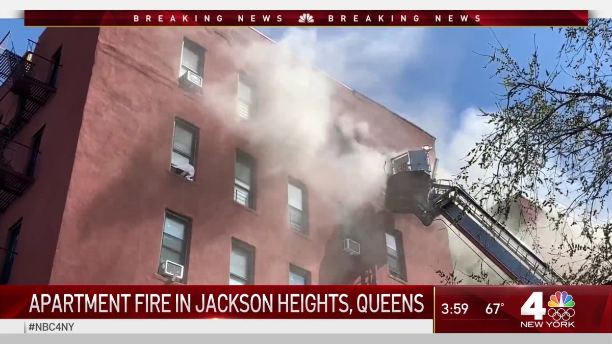 Massive Multi-Alarm Apartment Fire in Queens – NBC New York