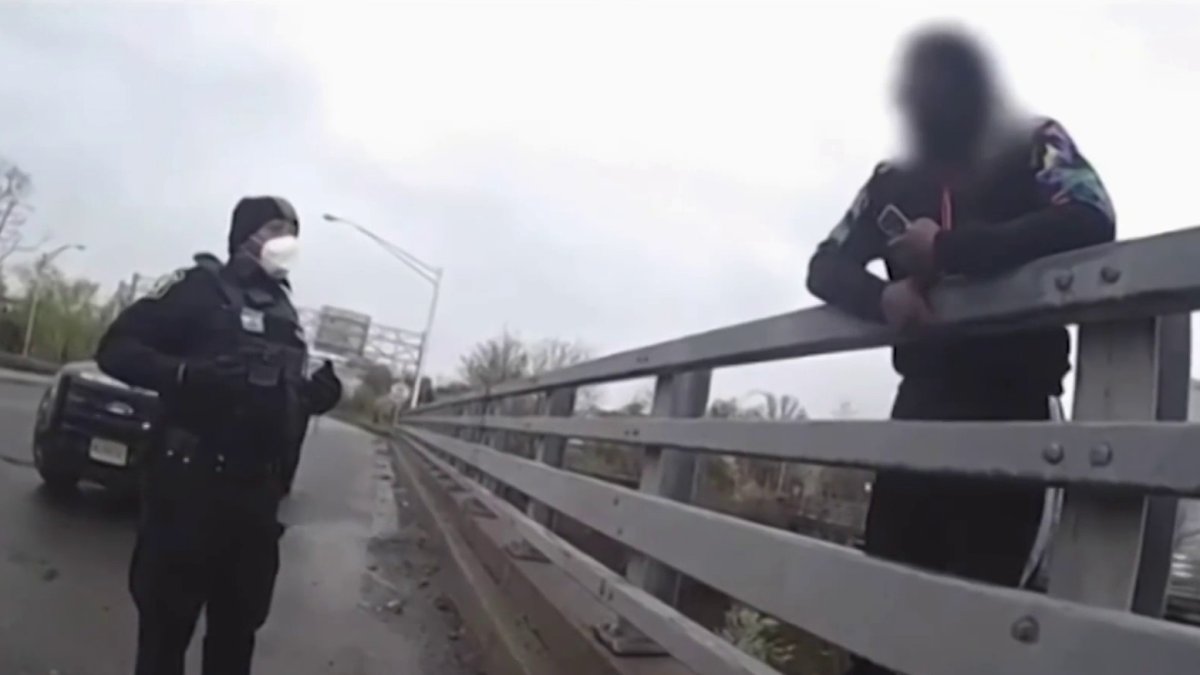 Newark Officers Talk Down Father Who Was Attempting to Jump From ...