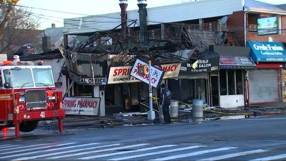2 Firefighters Trapped, Seriously Hurt in Destructive Queens Business ...