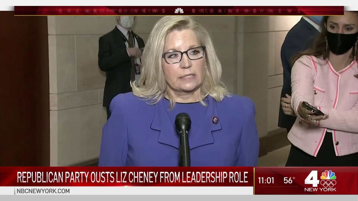 Republican Party Ousts Liz Cheney From Leadership Role – NBC New York