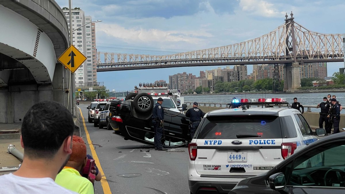 Overturned SUV Shuts Down Northbound FDR Drive – NBC New York