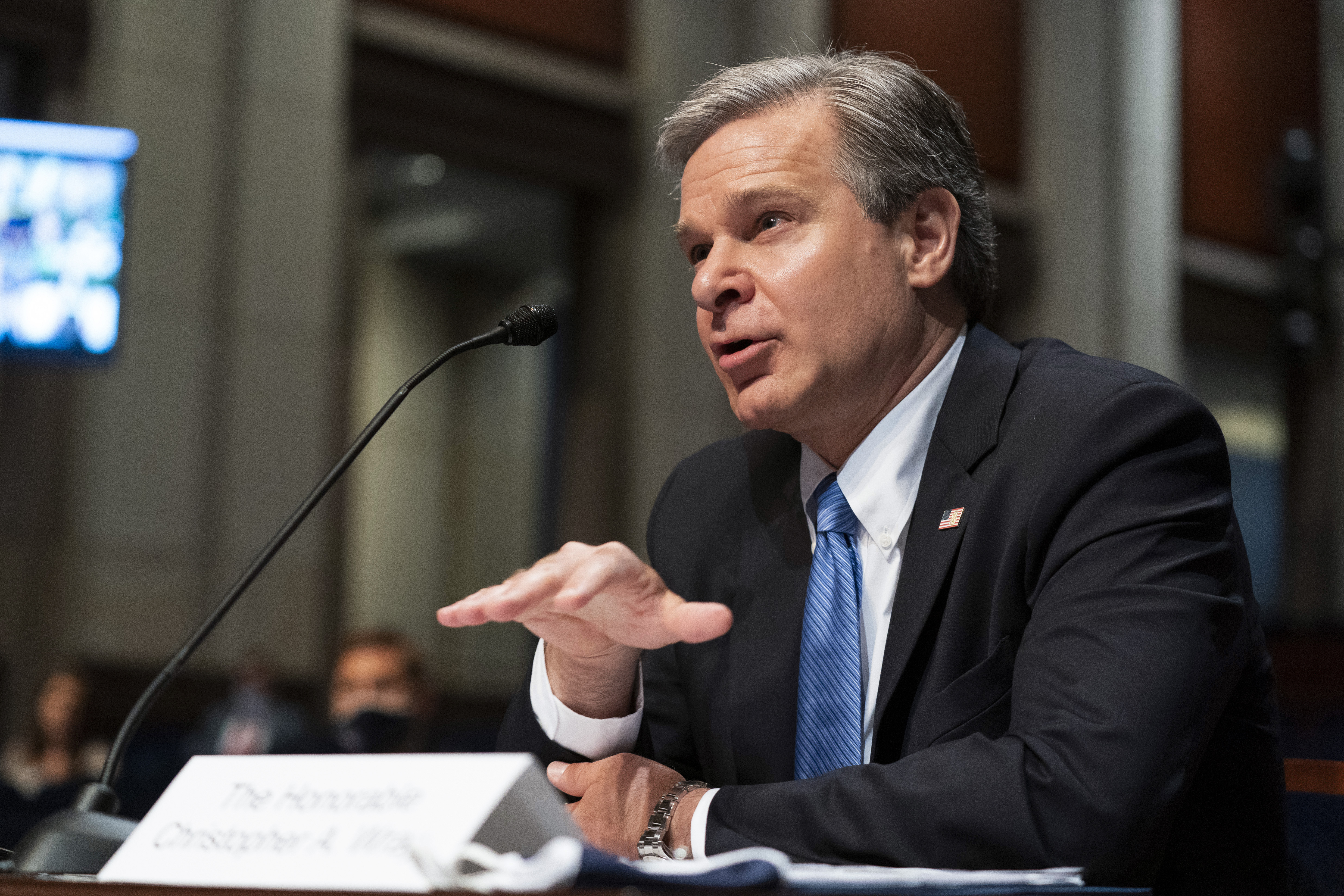 Wray Says He’s ‘Not Aware’ of Any Specific Investigation of Trump’s ...