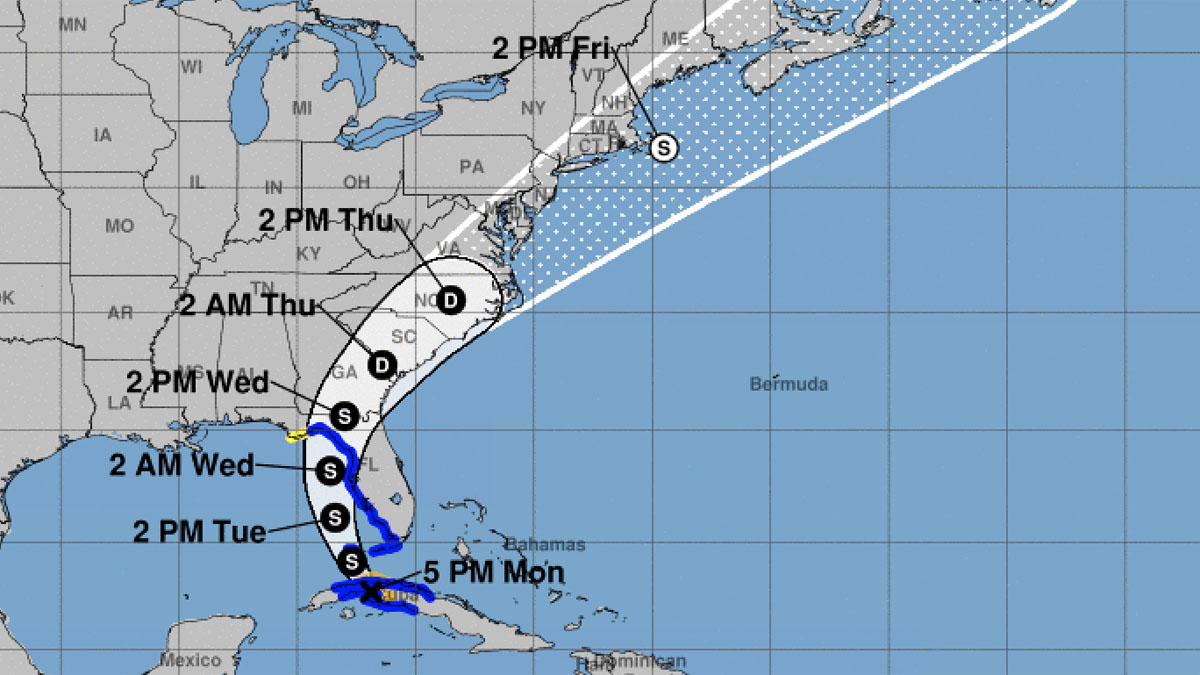 Elsa Moving Over Western Cuba, Expected to Pass Near Florida Keys ...