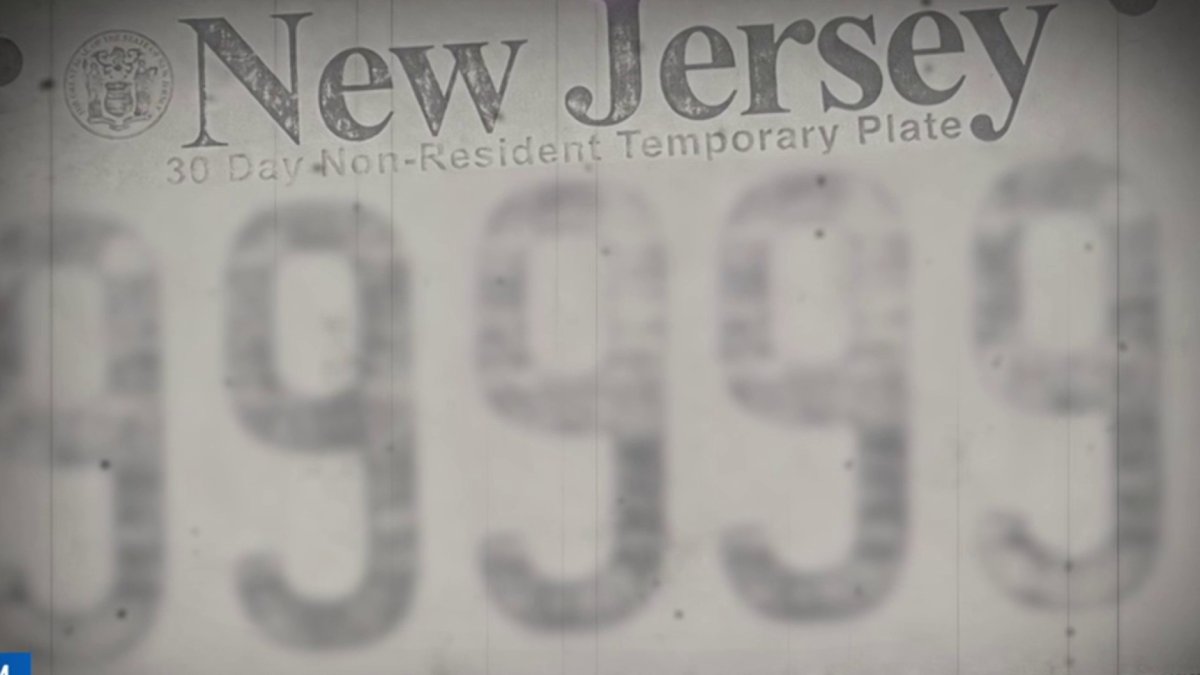Fake Temporary License Plate Ring Busted in New Jersey – NBC New York
