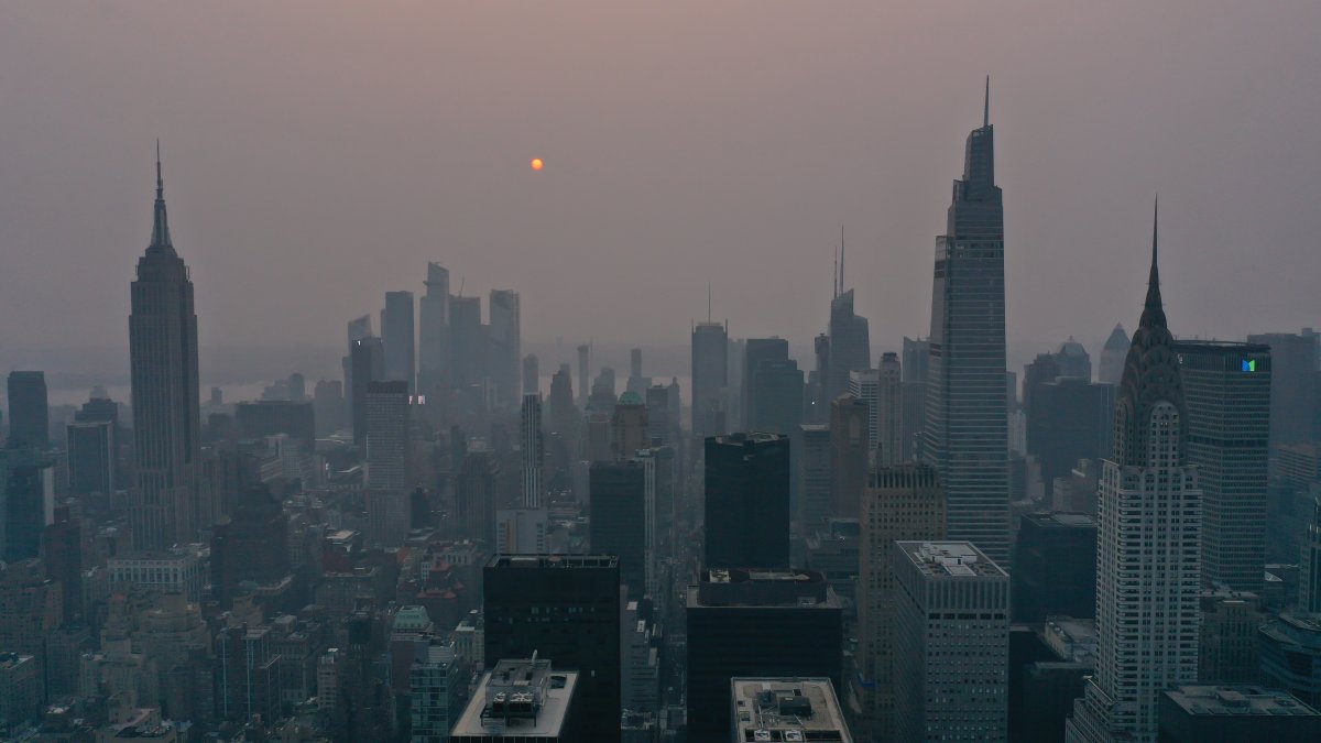 Wildfires 2021 California Wildfires Smoking Appearing In Nyc Nbc New