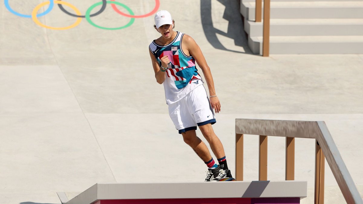 American Jagger Eaton Takes Bronze in First-Ever Olympic Skateboarding ...