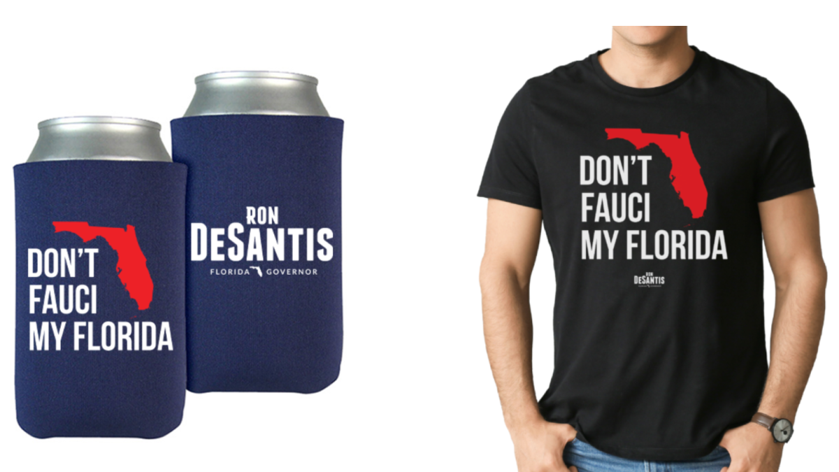 Gov. DeSantis Drops ‘Don’t Fauci My Florida’ Spoof Merch Line – NBC New ...