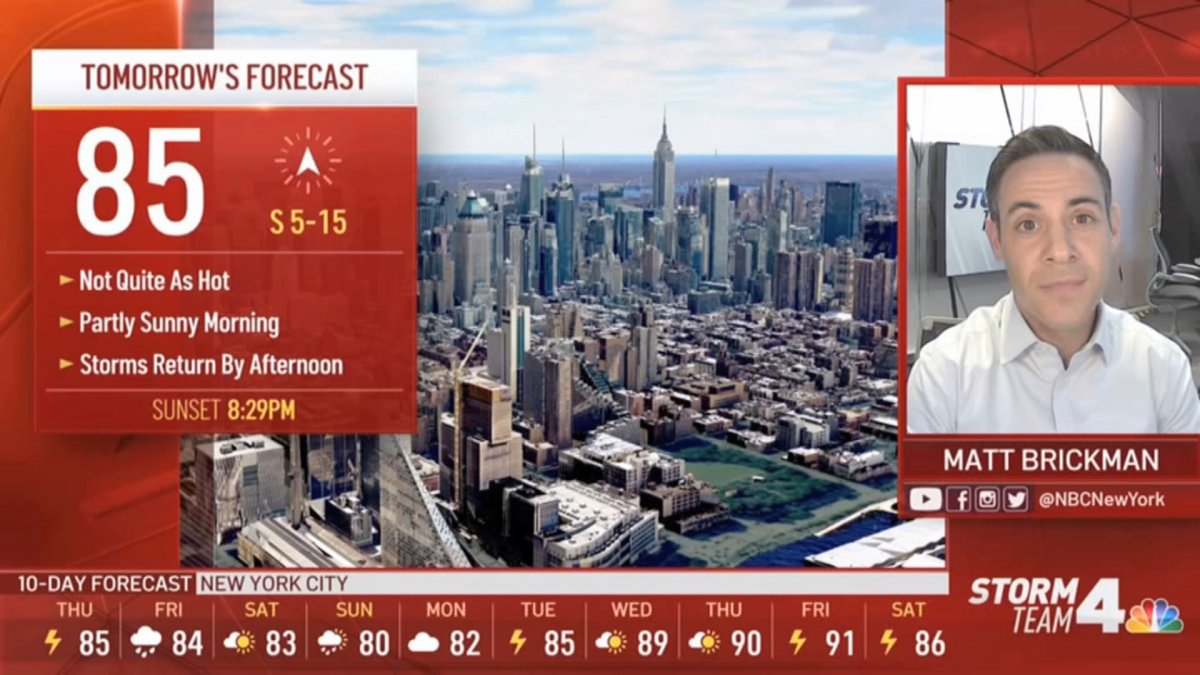 Latest Forecast From Storm Team 4 – NBC New York