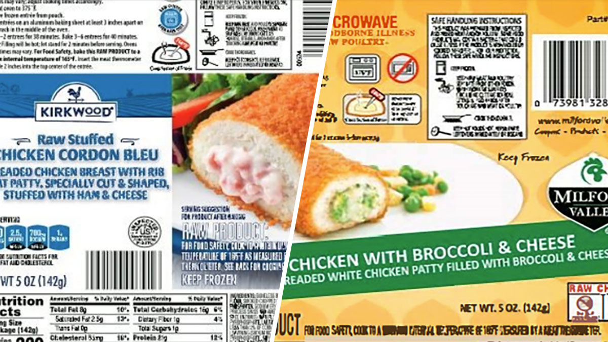 Serenade Foods Recall 60,000 Pounds of Frozen Chicken Products Over ...