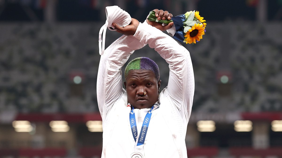All About Raven Saunders’ “X” Protest and the IOC’s Investigation – NBC ...