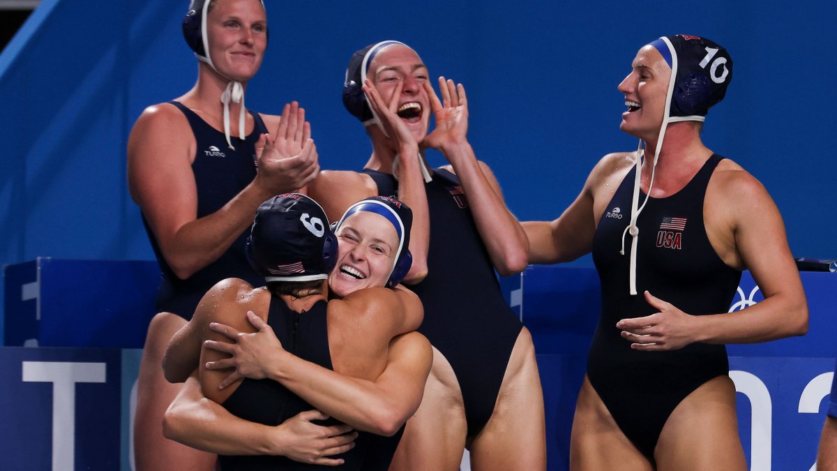 Us Womens Water Polo Team Wins Third Straight Olympic Gold Nbc New York