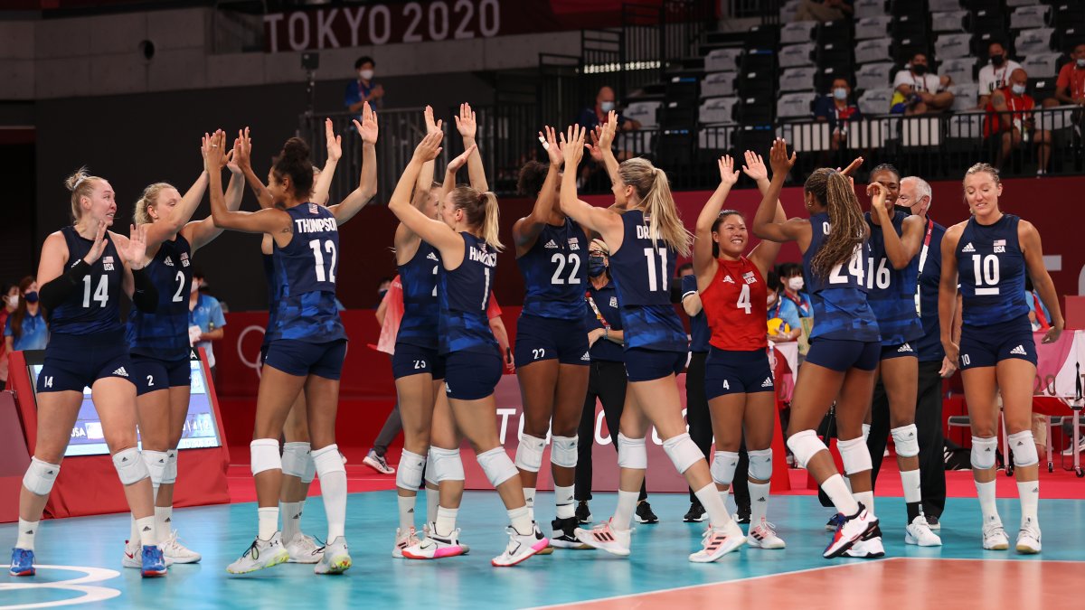 Team USA Volleyball US Women’s Volleyball Beats Serbia to Advance to ...