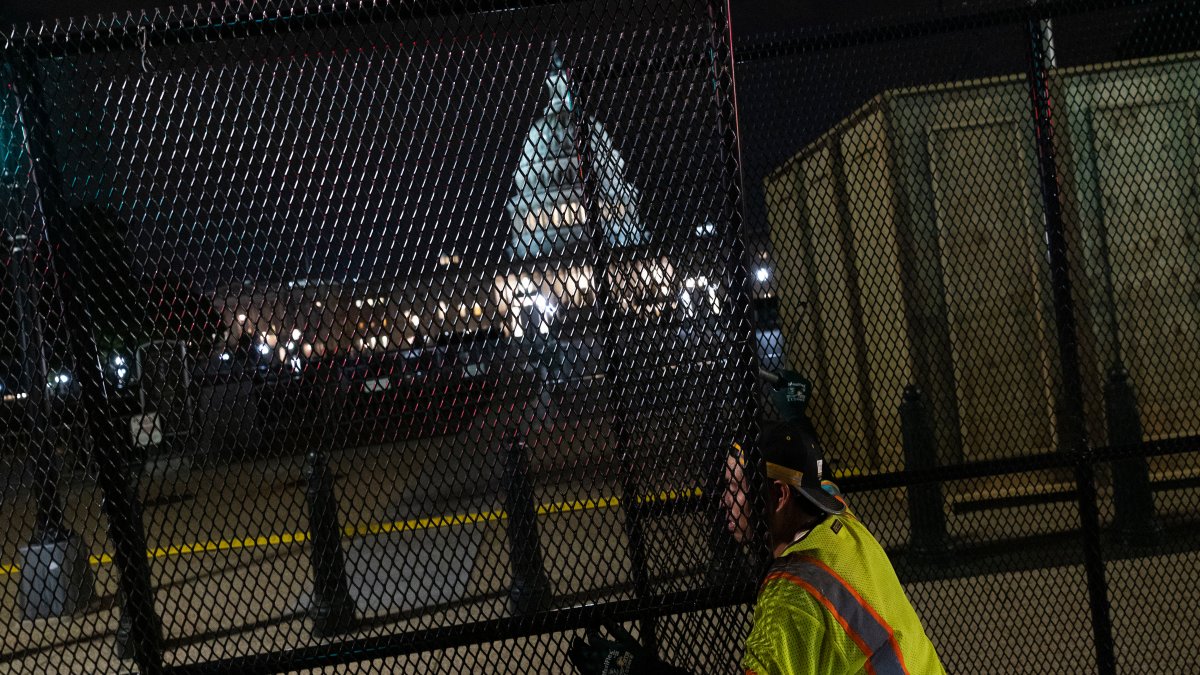 Justice of J6 Rally in DC This Weekend: Capitol Fencing Installed – NBC ...