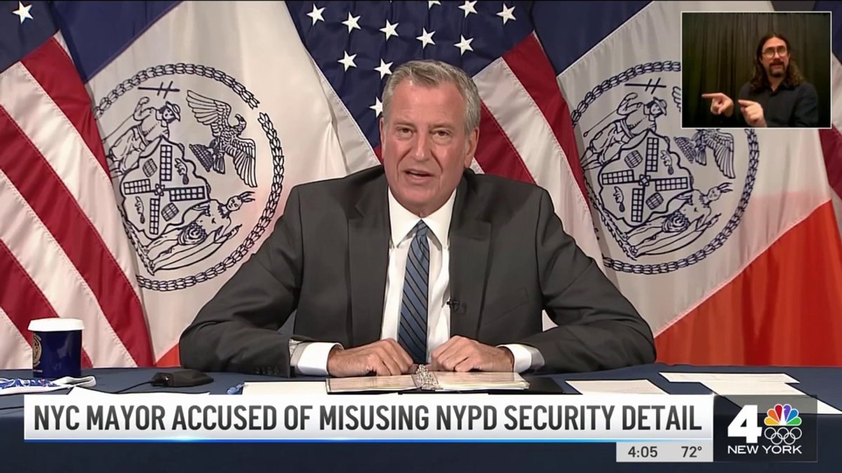 NYC Mayor Accused of Misusing NYPD Security Detail – NBC New York