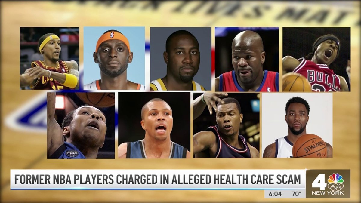 Former NBA Players Charged in Alleged Multi-Million Dollar Health Care ...