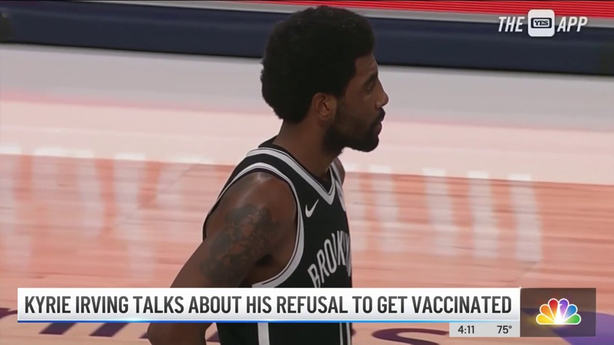 Kyrie Irving Talks About His Refusal to Get Vaccinated – NBC New York