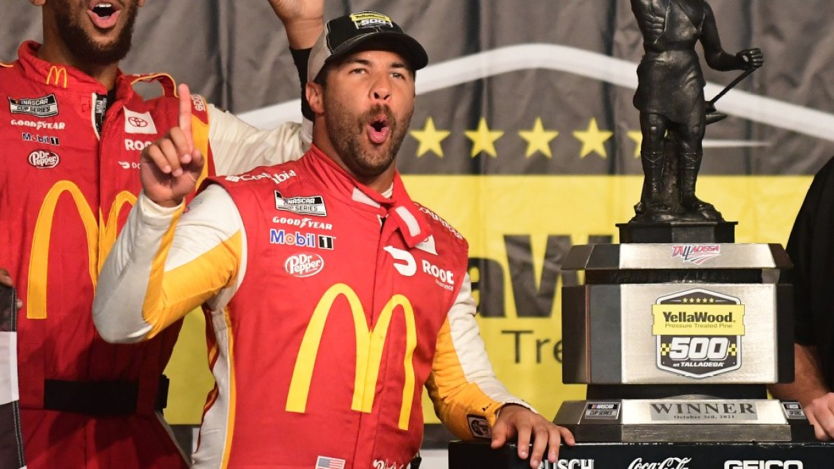 Bubba Wallace Wins First Race at Talladega for Michael Jordan’s NASCAR ...