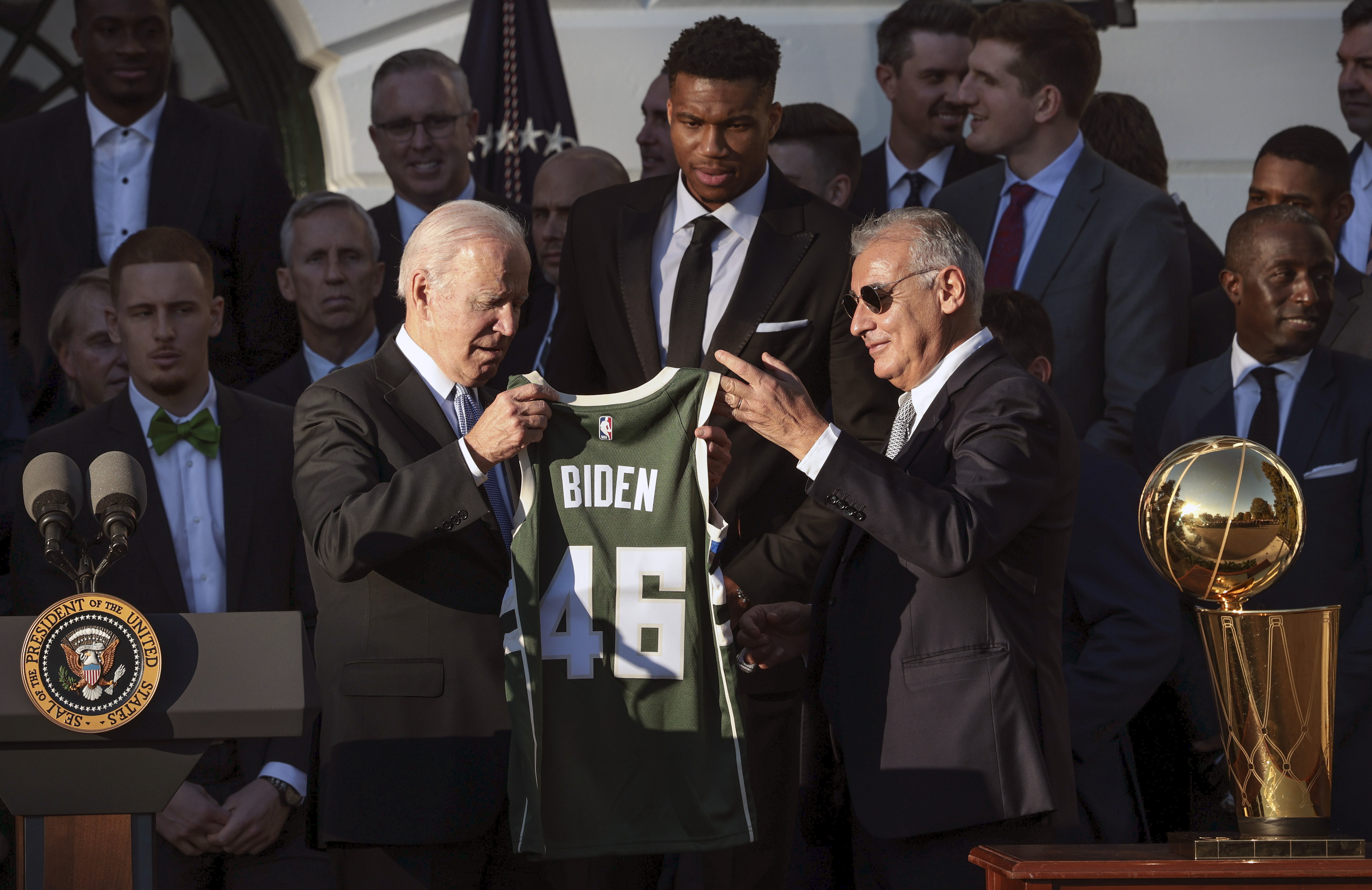 Biden Hails NBA’s Bucks for Championship and Activism – NBC New York