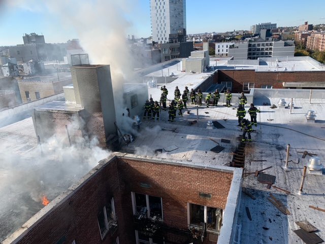 Nearly 400 FDNYers Battle 4- and 5-Alarm Fires in Brooklyn, Manhattan ...