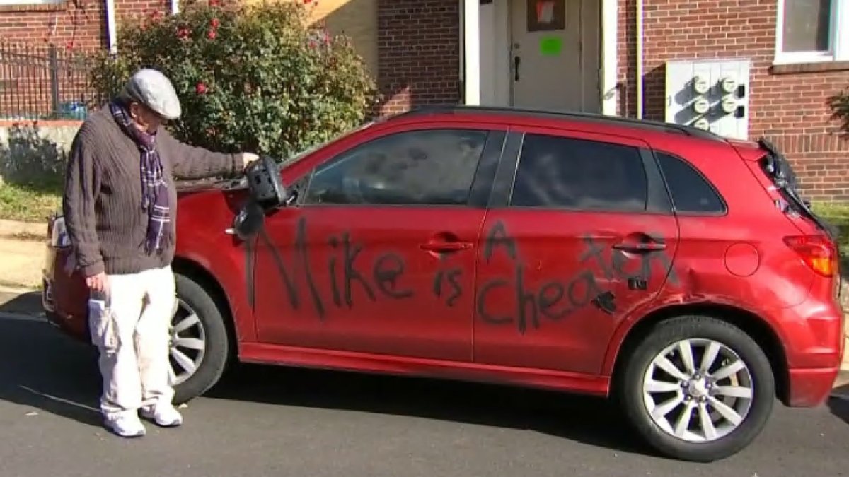 ‘Mike Is a Cheater’: Vengeful Vandal Hits Wrong Car in DC – NBC New York