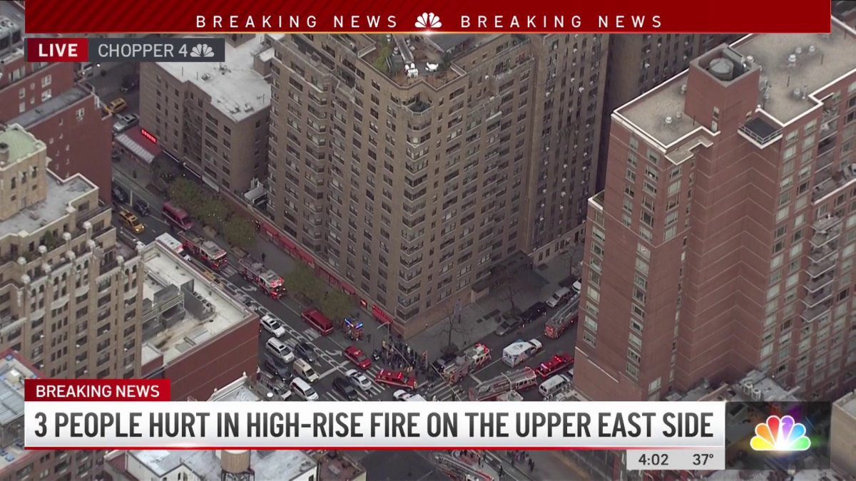 3 People Hurt in High-Rise Fire on The Upper East Side – NBC New York