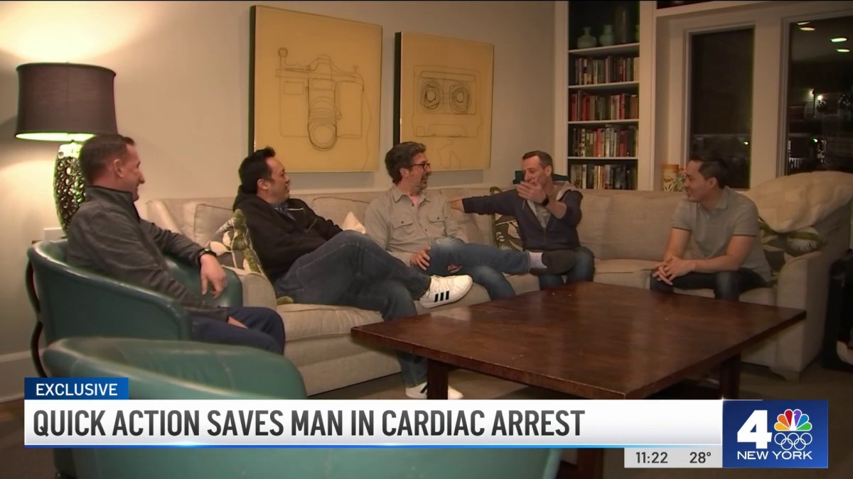 Friends Help Save Man S Life After Collapsing With Cardiac Arrest Nbc