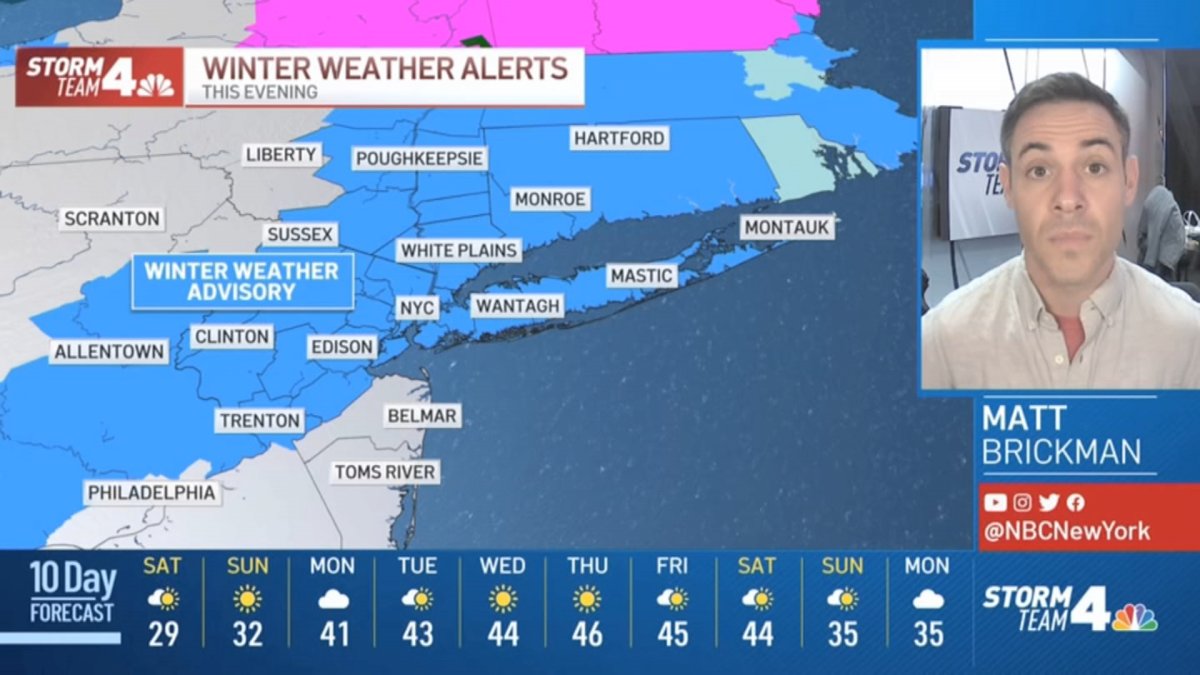 Latest Forecast From Storm Team 4 – NBC New York