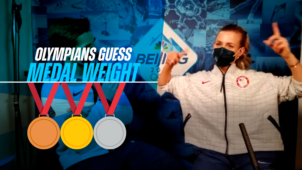 Figure Skaters Try to Guess Weight of Their Silver Medals – NBC New York