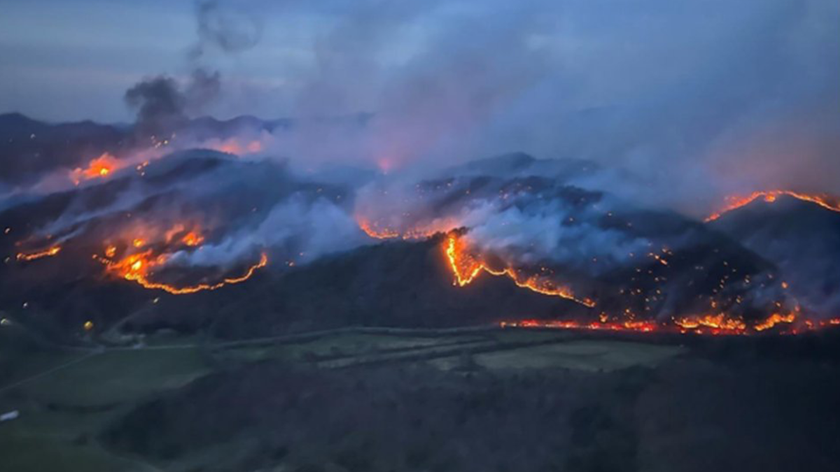 Crews Work to Contain Wildfire Near Smoky Mountains – NBC New York