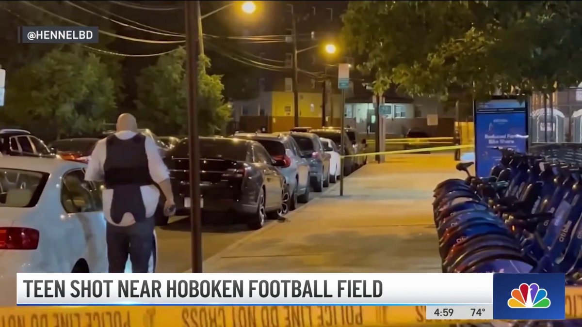 Teen Shot Near Hoboken Football Field – NBC New York
