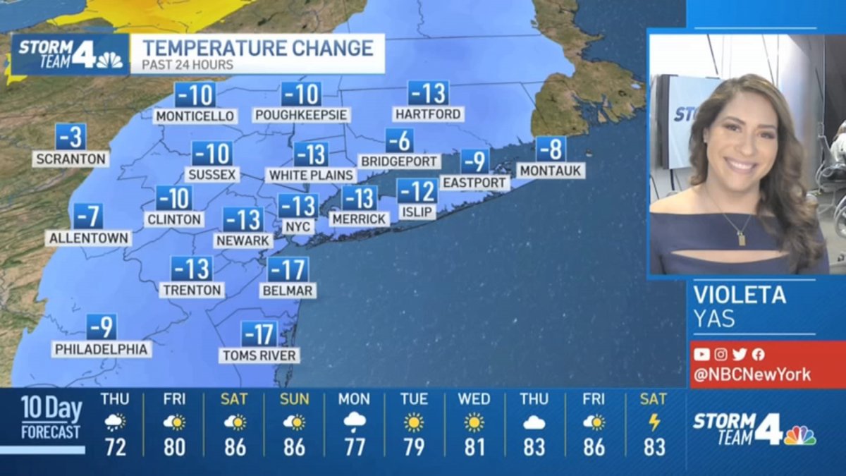 Latest Forecast From Storm Team 4 – NBC New York