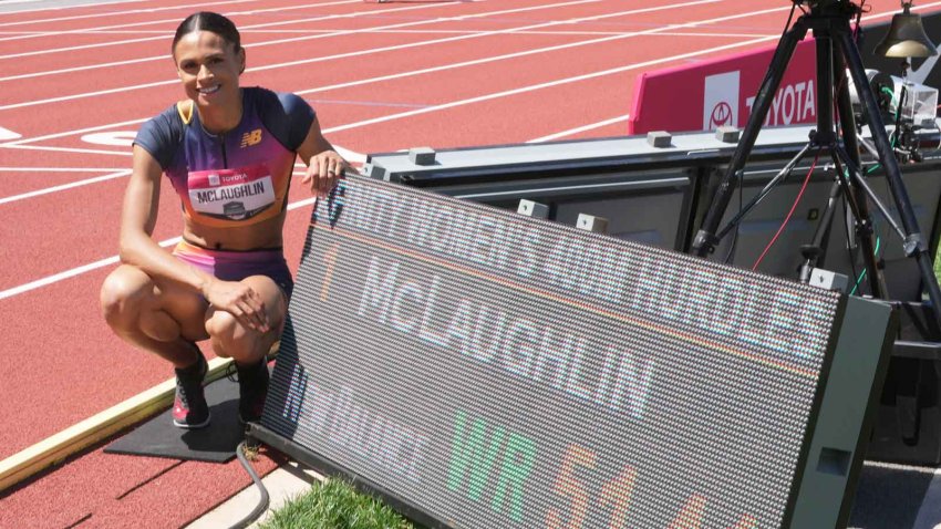 Sydney McLaughlin Breaks Own World Record at US Outdoor Track and Field ...