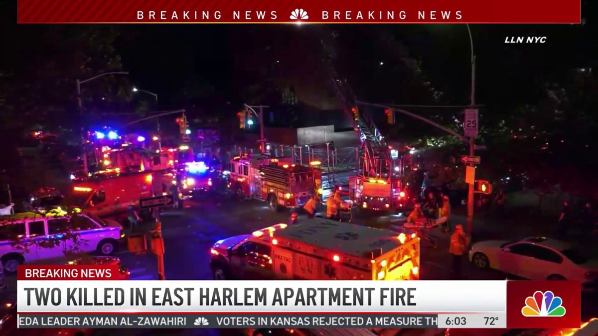 East Harlem Apartment Fire Kills 2 – NBC New York