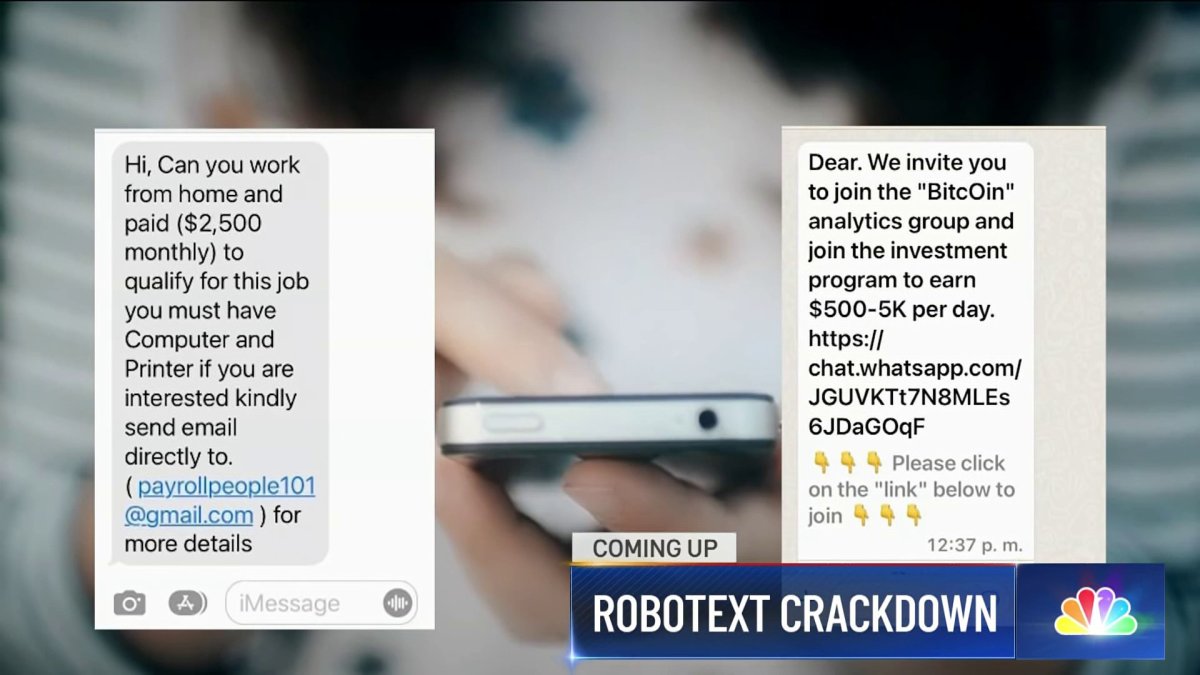 Fighting The Rise Of Robotext Scams – NBC New York
