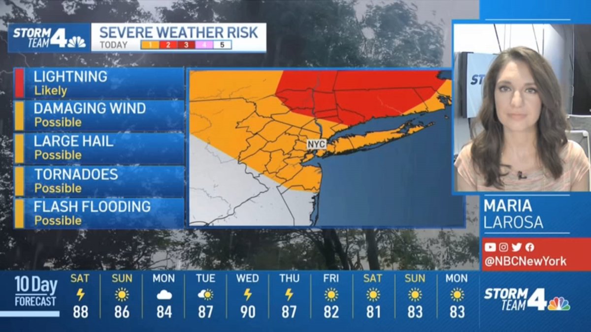 Latest Forecast From Storm Team 4 – NBC New York