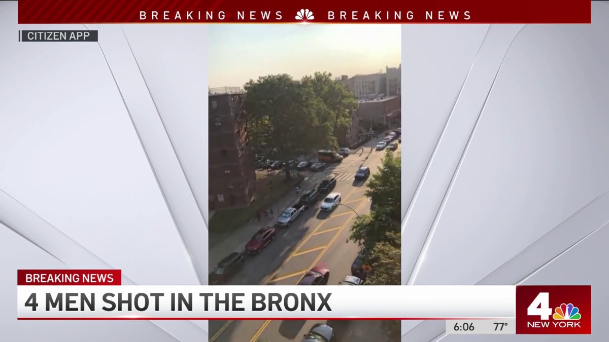 4 Men Shot in the Bronx: Police – NBC New York