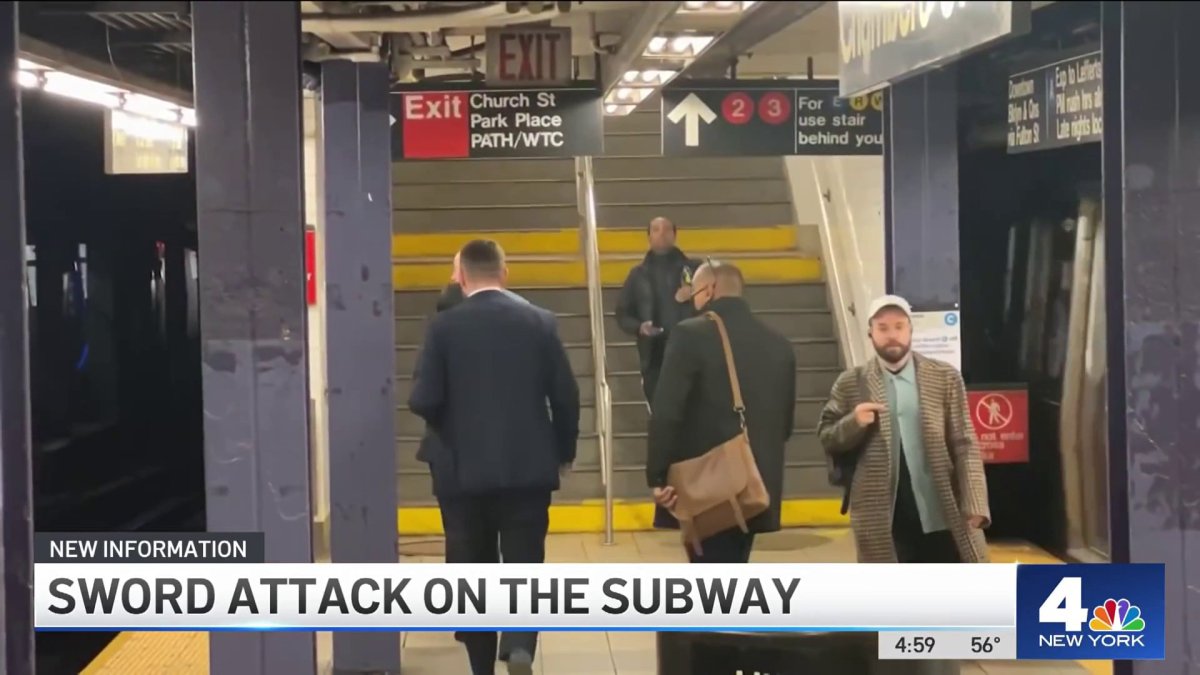 Sword-Wielding Attacker Terrifies Riders About NYC Subway – NBC New York
