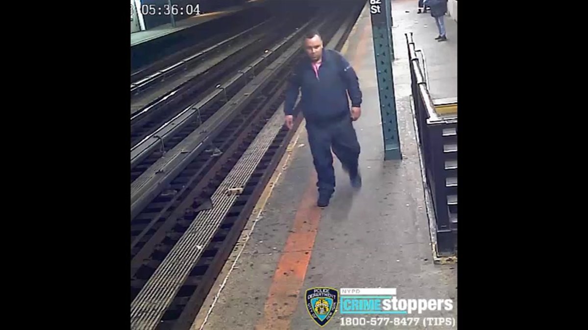 Surveillance Shows Man Wanted in Queens Subway Attack – NBC New York