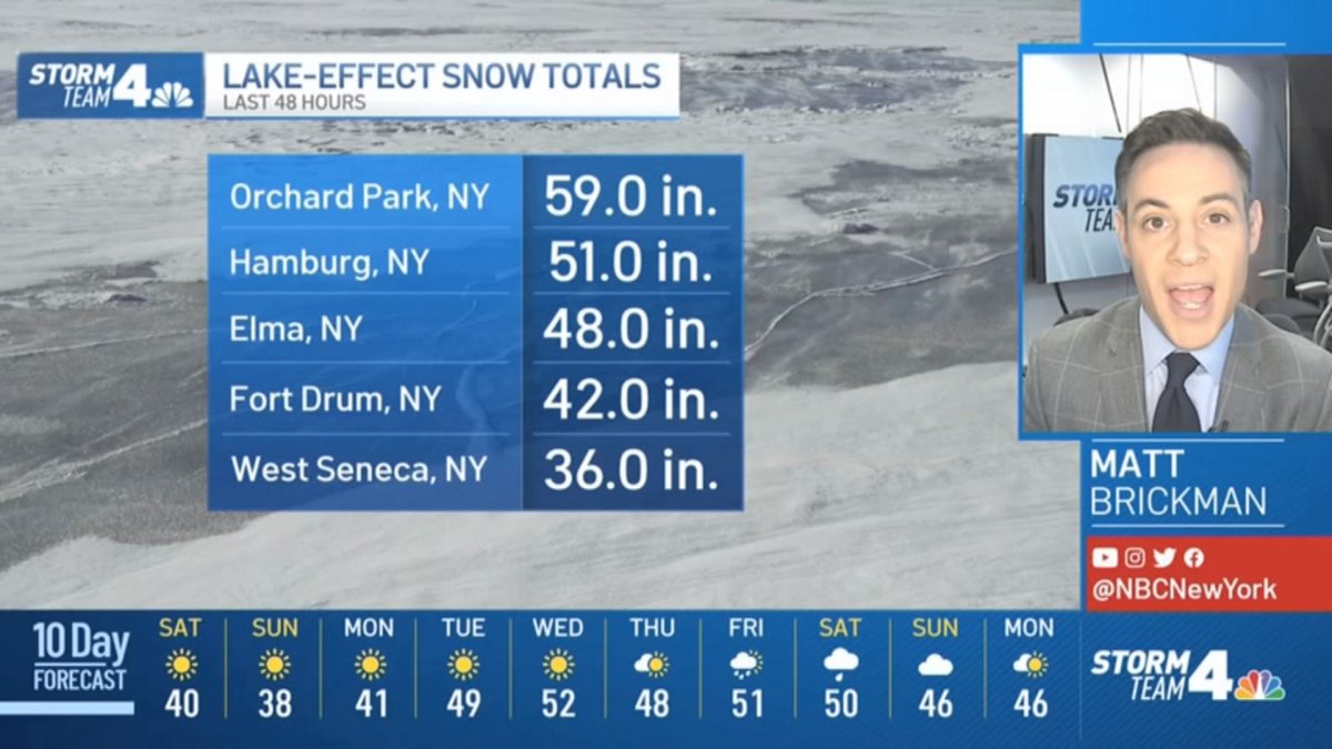 Latest Forecast From Storm Team 4 – NBC New York