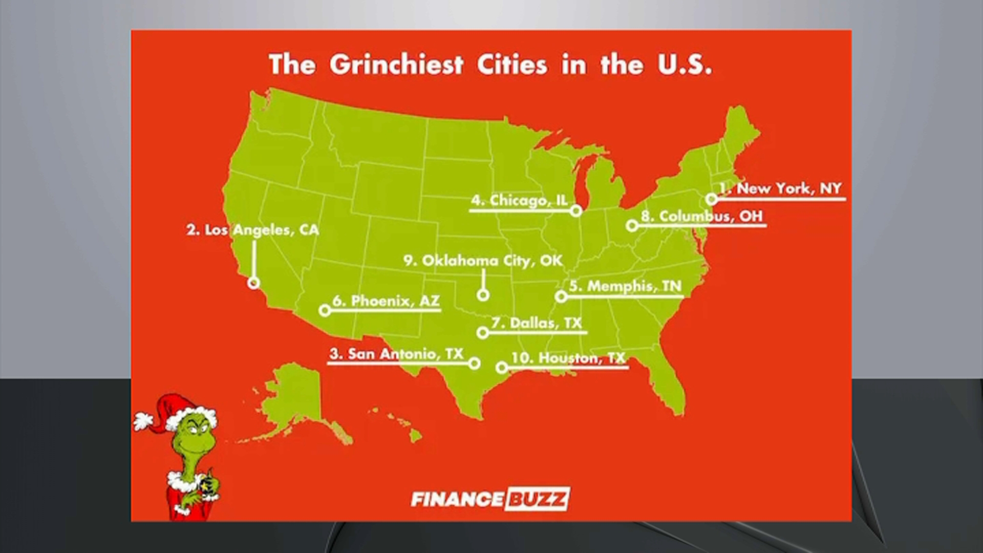 Christmas in NYC: Rockefeller Tree? Check. But Report Says We’re Still Grinchiest – NBC New York