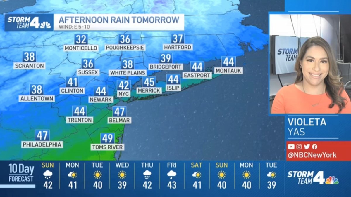 Latest Forecast From Storm Team 4 – NBC New York