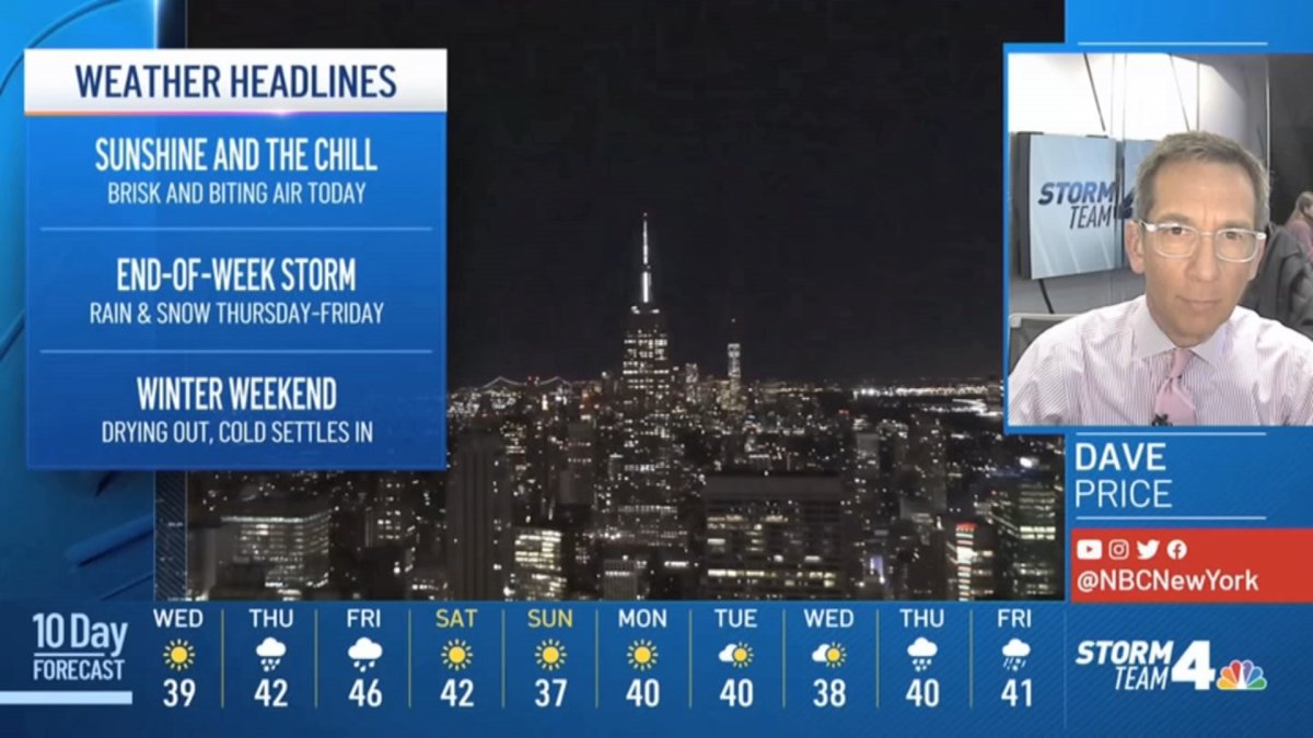 Latest Forecast From Storm Team 4 – NBC New York