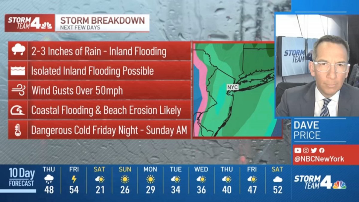 Latest Forecast From Storm Team 4 – NBC New York